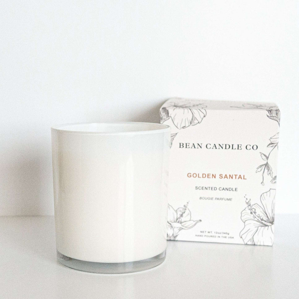 Golden Santal Classic Candle - Luxurious Aromatic Escape – Bean Candle Co